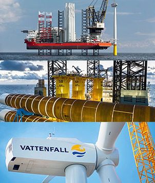 Company Image (Vattenfall UK: Offshore Rigs and Turbines)